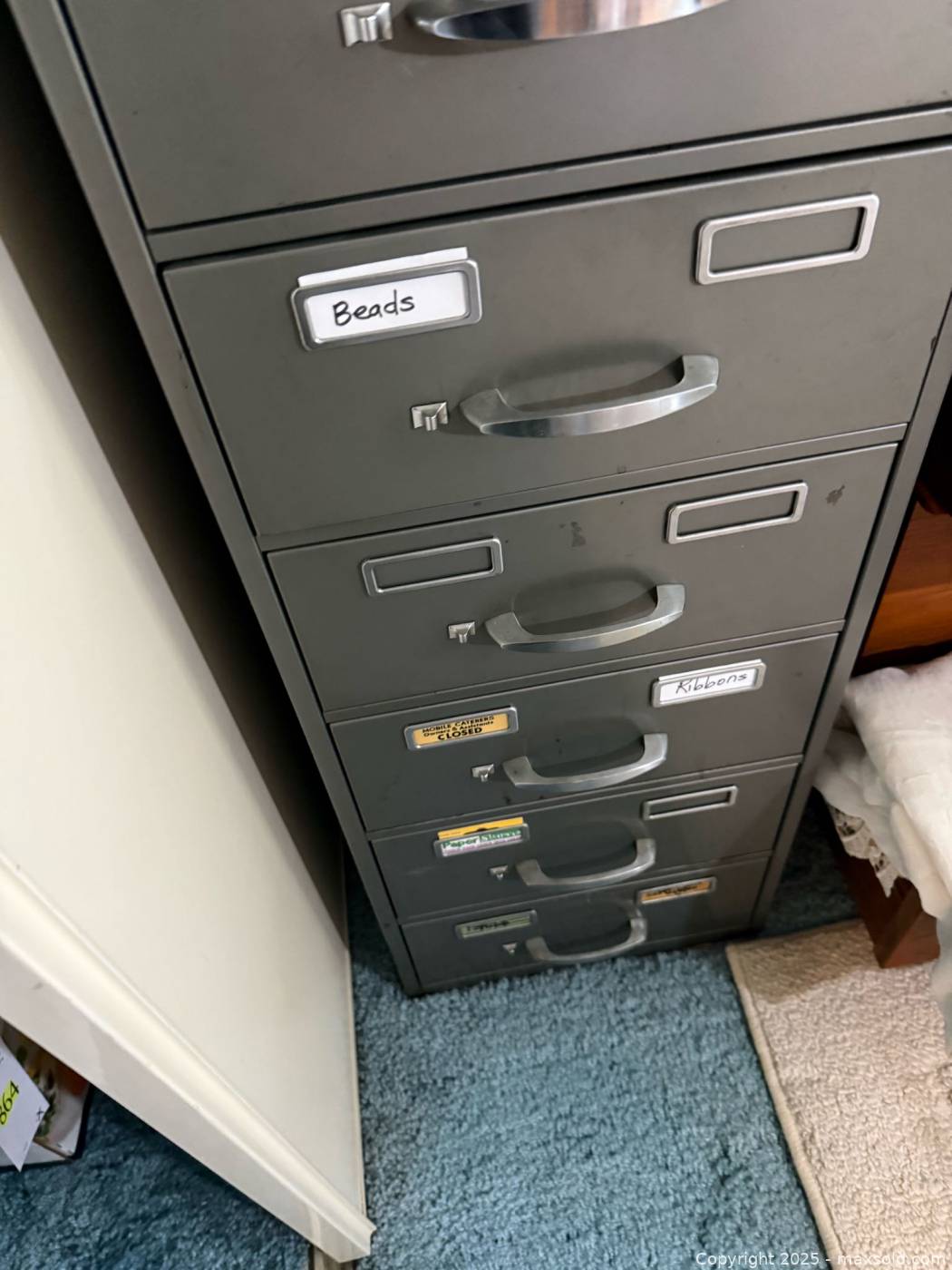 Vintage 8-Drawer Metal Filing Cabinet | Maxsold