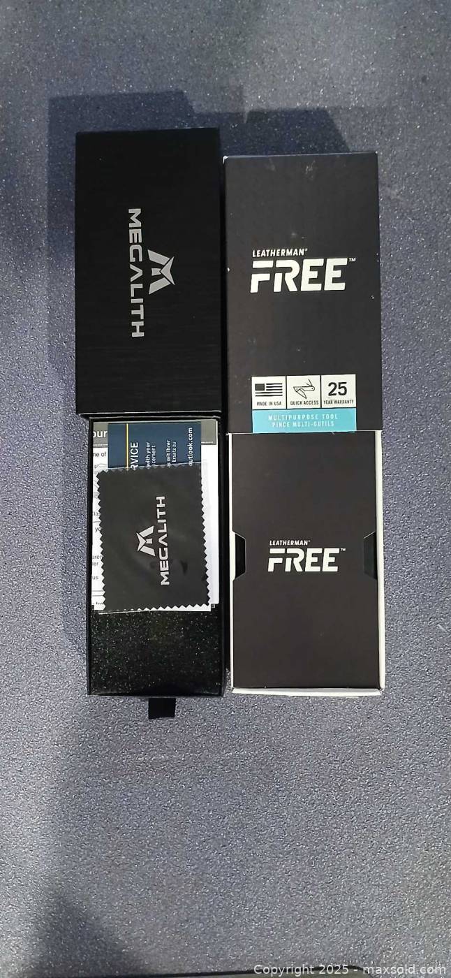 Megalith Watch & Leatherman P4 Multi-Tool | Maxsold