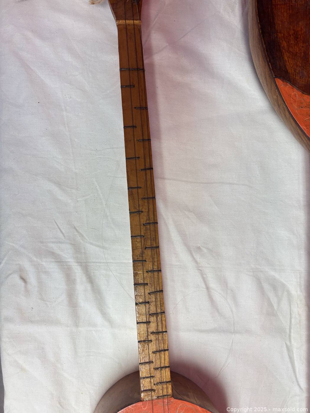 Lot of 3 wooden folk string instruments | Maxsold