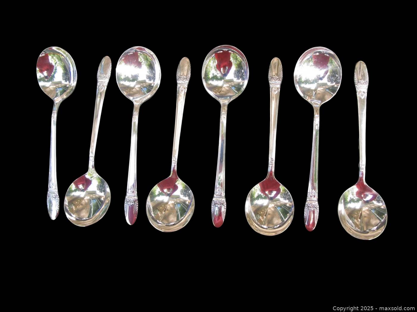 57-piece First Love silver-plated flatware | Maxsold