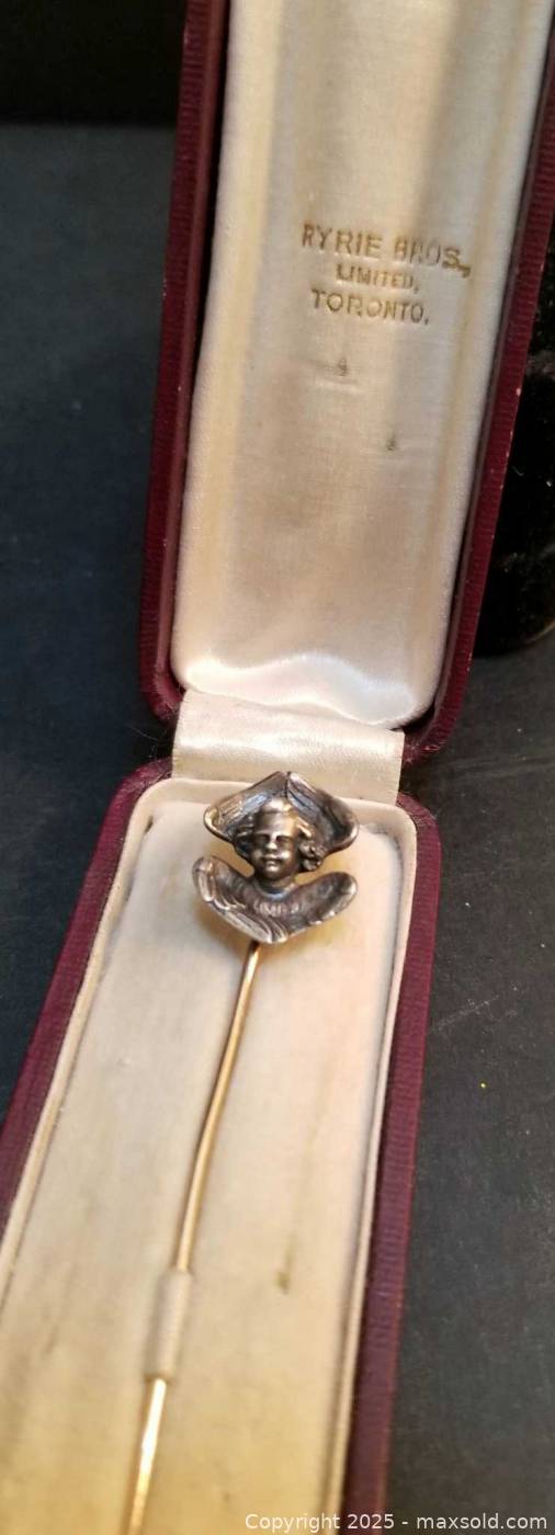 Victorian Gold and Silver Stick Pin | Maxsold