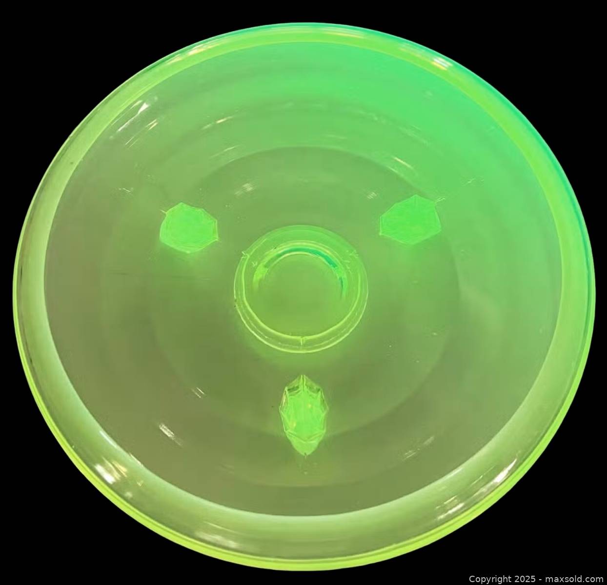 Vintage Uranium Glass Candy Dish | Maxsold