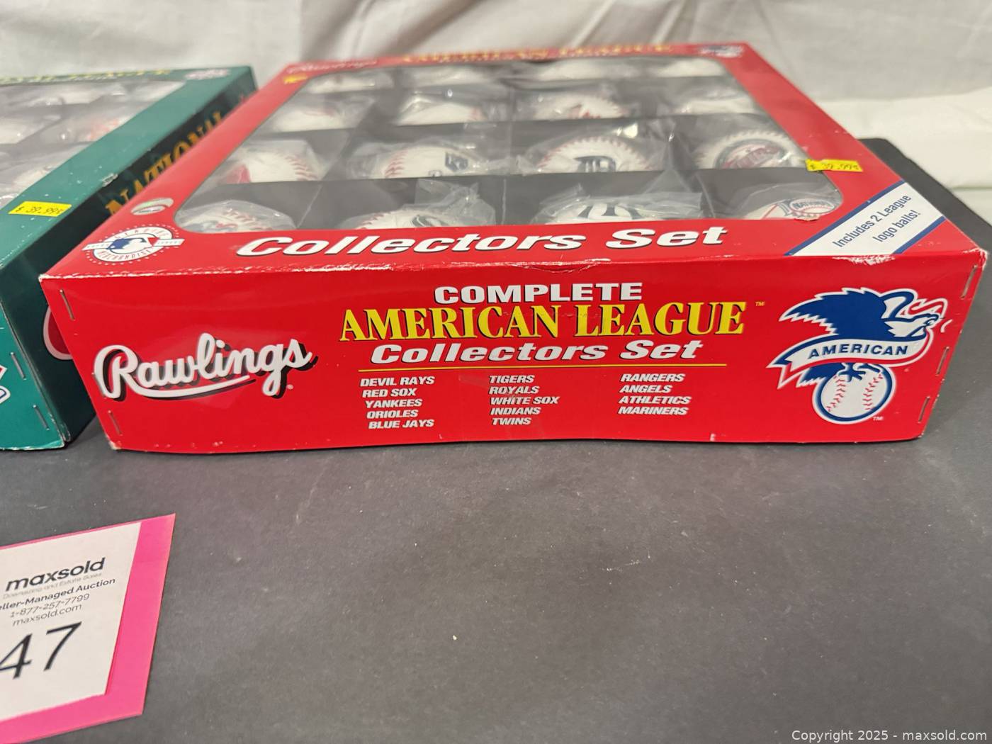 Rawlings Complete AL & NL Collectors Baseball Sets | Maxsold
