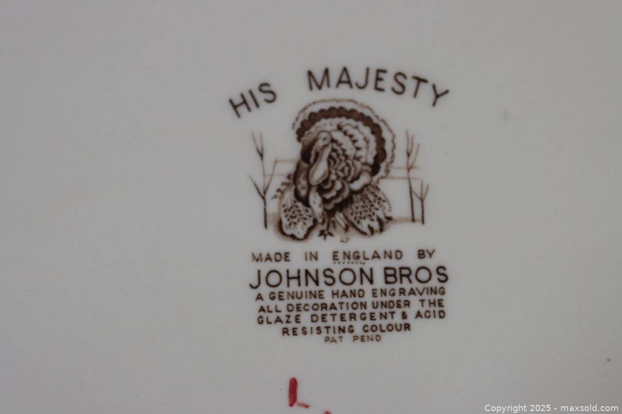 Johnson Brothers His Majesty Turkey Platter | Maxsold