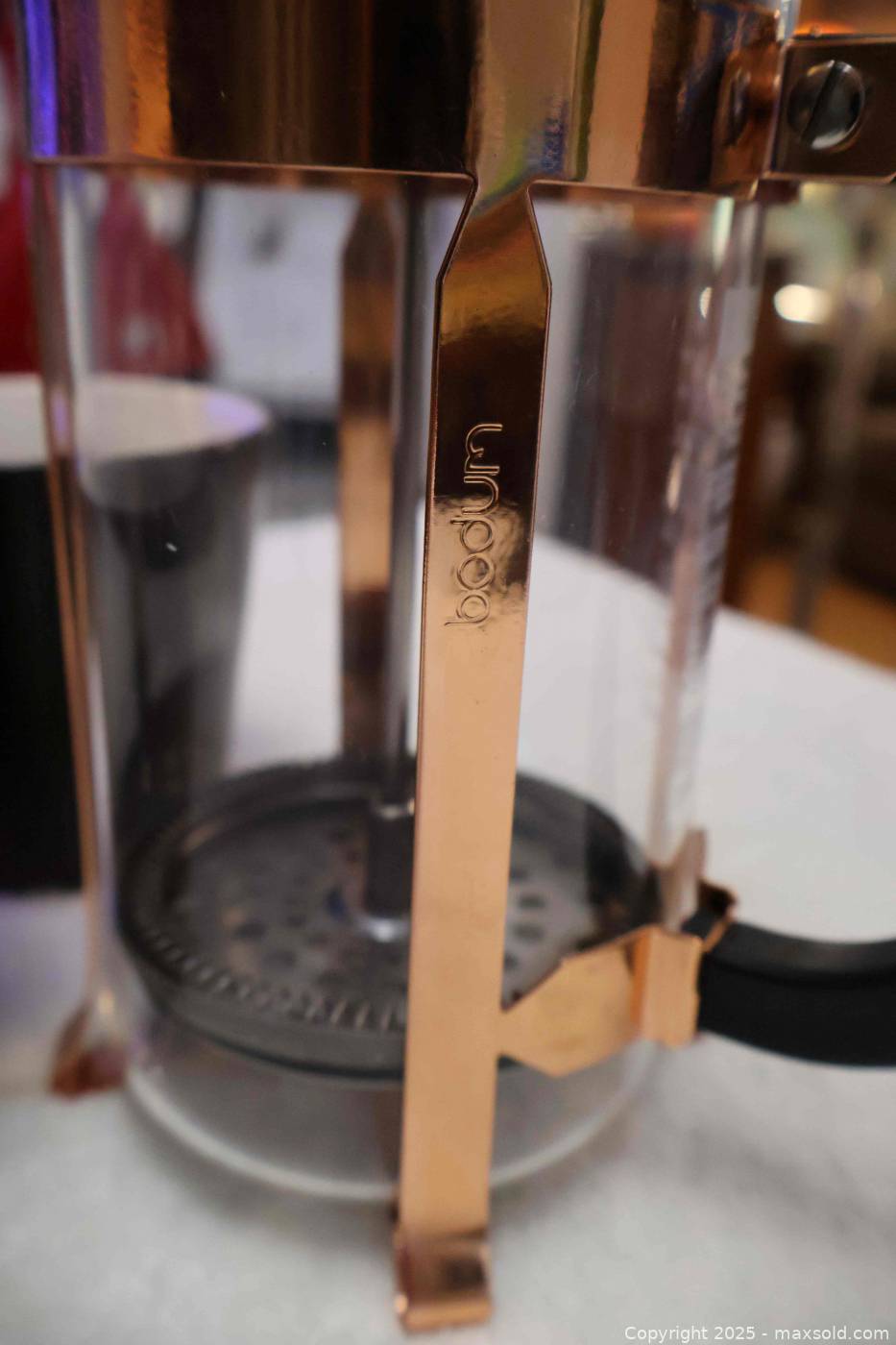 Copper Bodum French Press and 2 Mugs | Maxsold