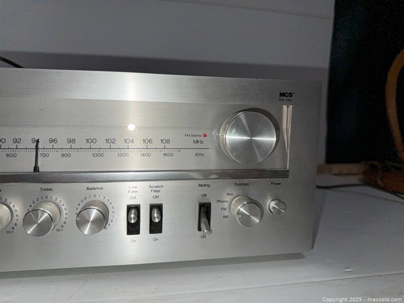 MCS Modular Component Systems 3223 stereo receiver | Maxsold