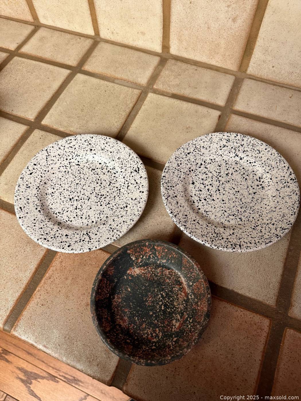 Mid-Century Denmark Speckled Plates | Maxsold