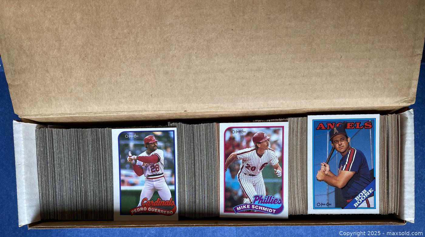 O-Pee-Chee 1988-1989 baseball card partial set | Maxsold