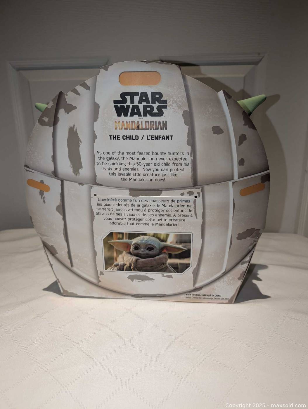 Star Wars The Mandalorian Grogu boxed plush | Maxsold