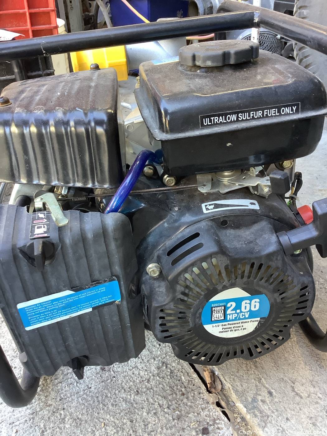 PowerFist gas water pump 2.66 HP | Maxsold
