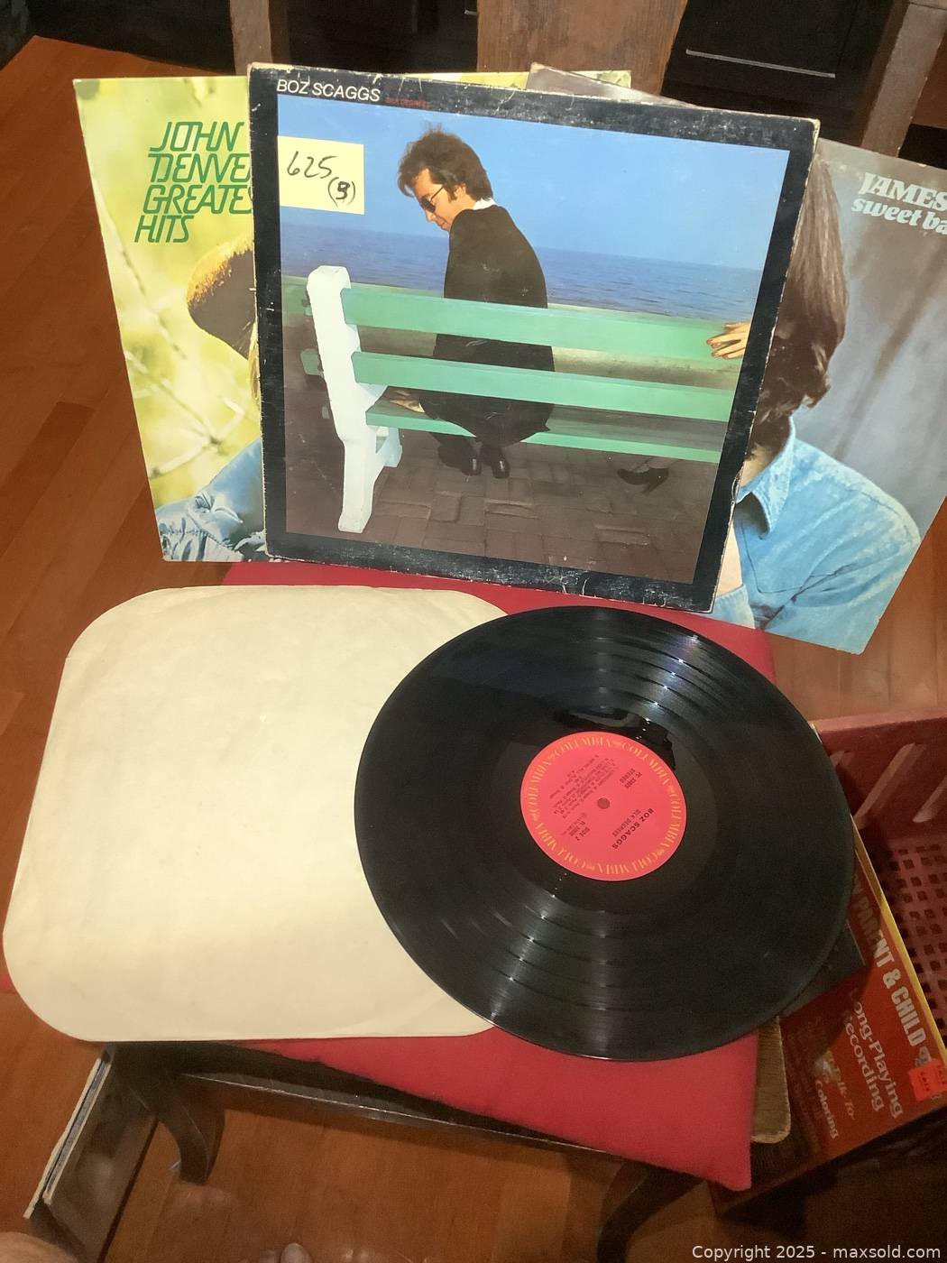 John Denver, James Taylor, Boz Scaggs LP records | Maxsold