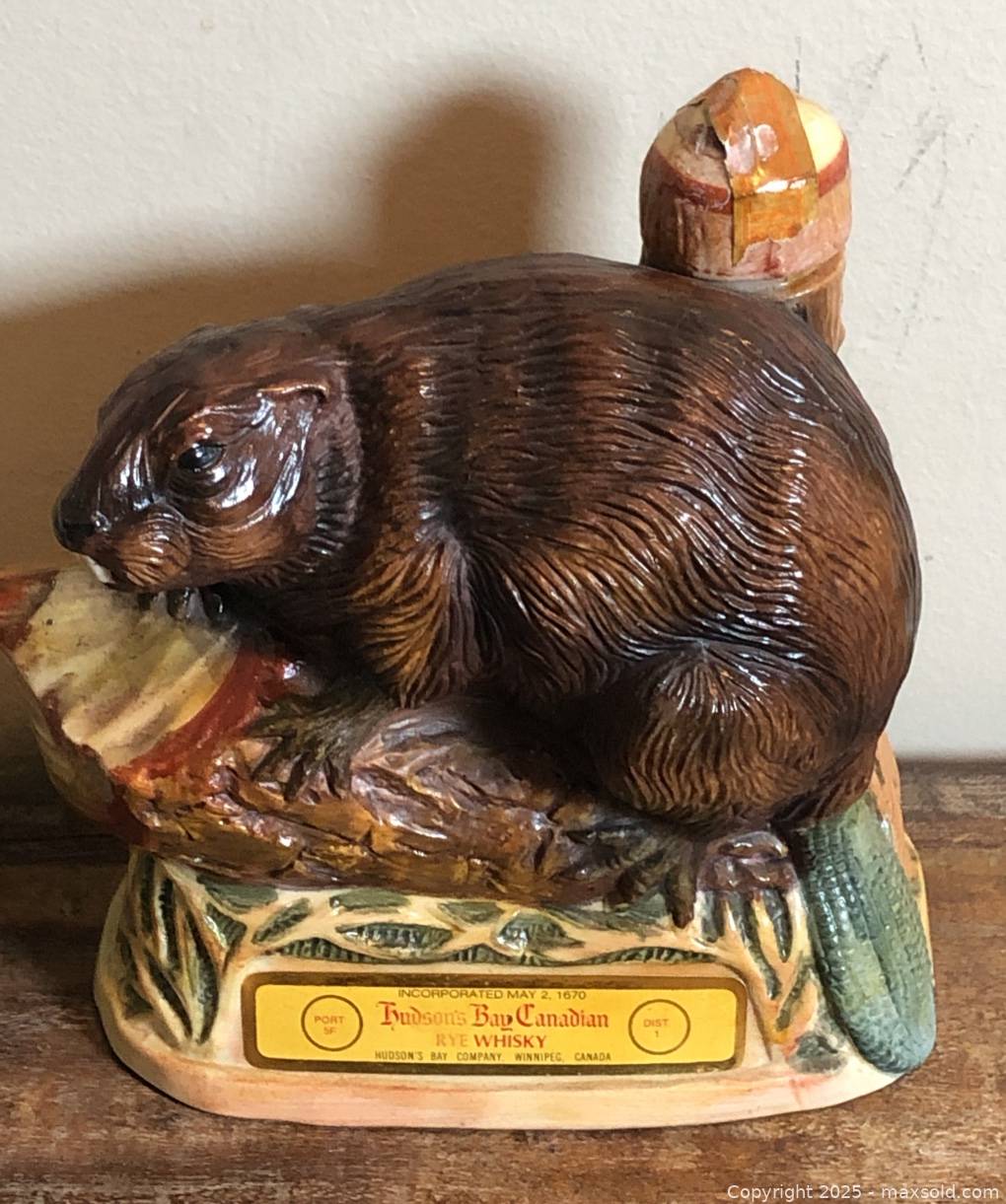 Hudson's Bay Beaver Rye Whisky Decanter | Maxsold
