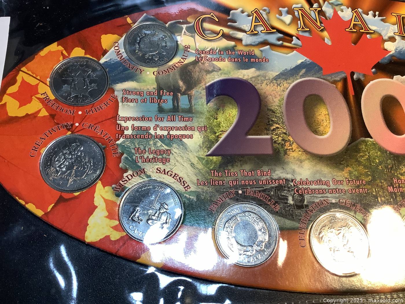 Canadian 2000 Millennium 25-Cent 12-Coin Set | Maxsold