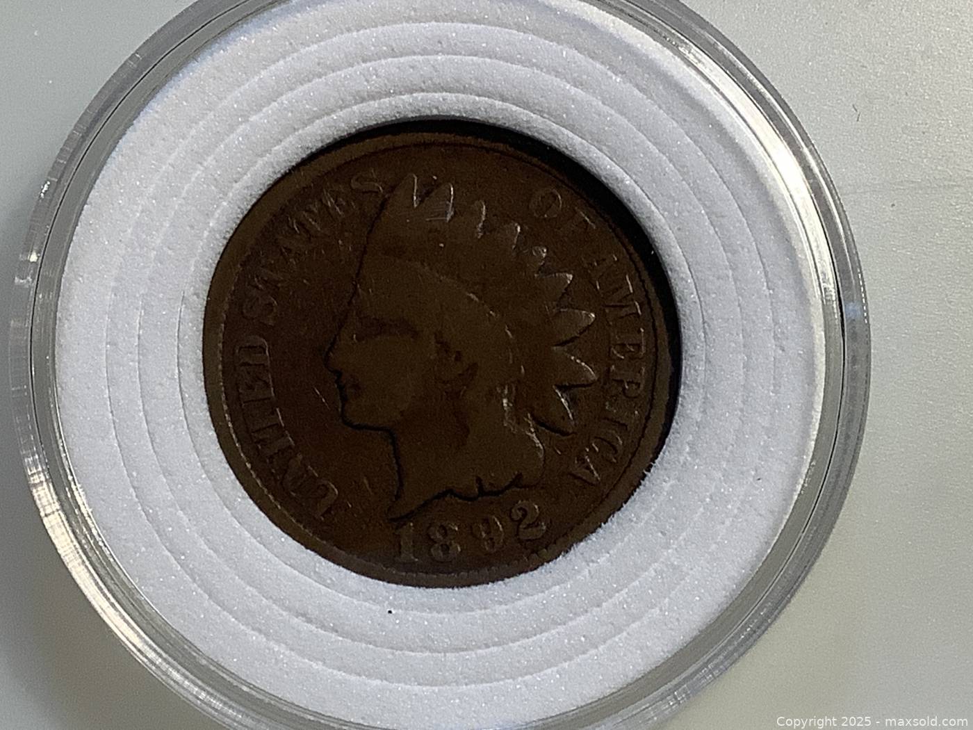 1892 Indian Head Cent Coin | Maxsold