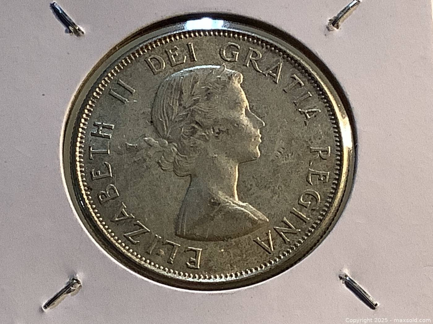 1960 Canada silver 50 cent coin | Maxsold