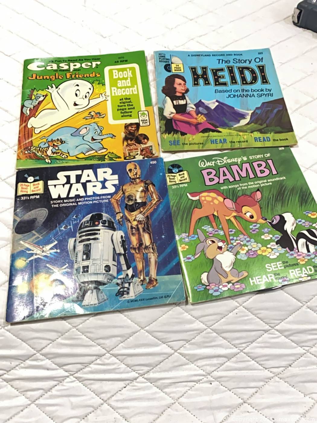 4 Read-Along Book And Record Sets | Maxsold