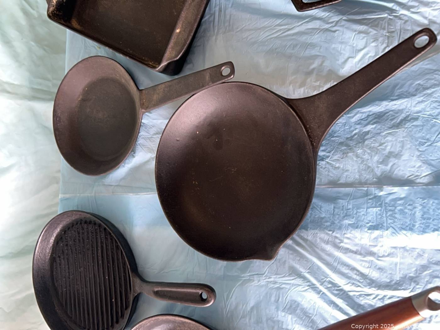 Vintage COPCO cast-iron pans, 7-piece lot | Maxsold