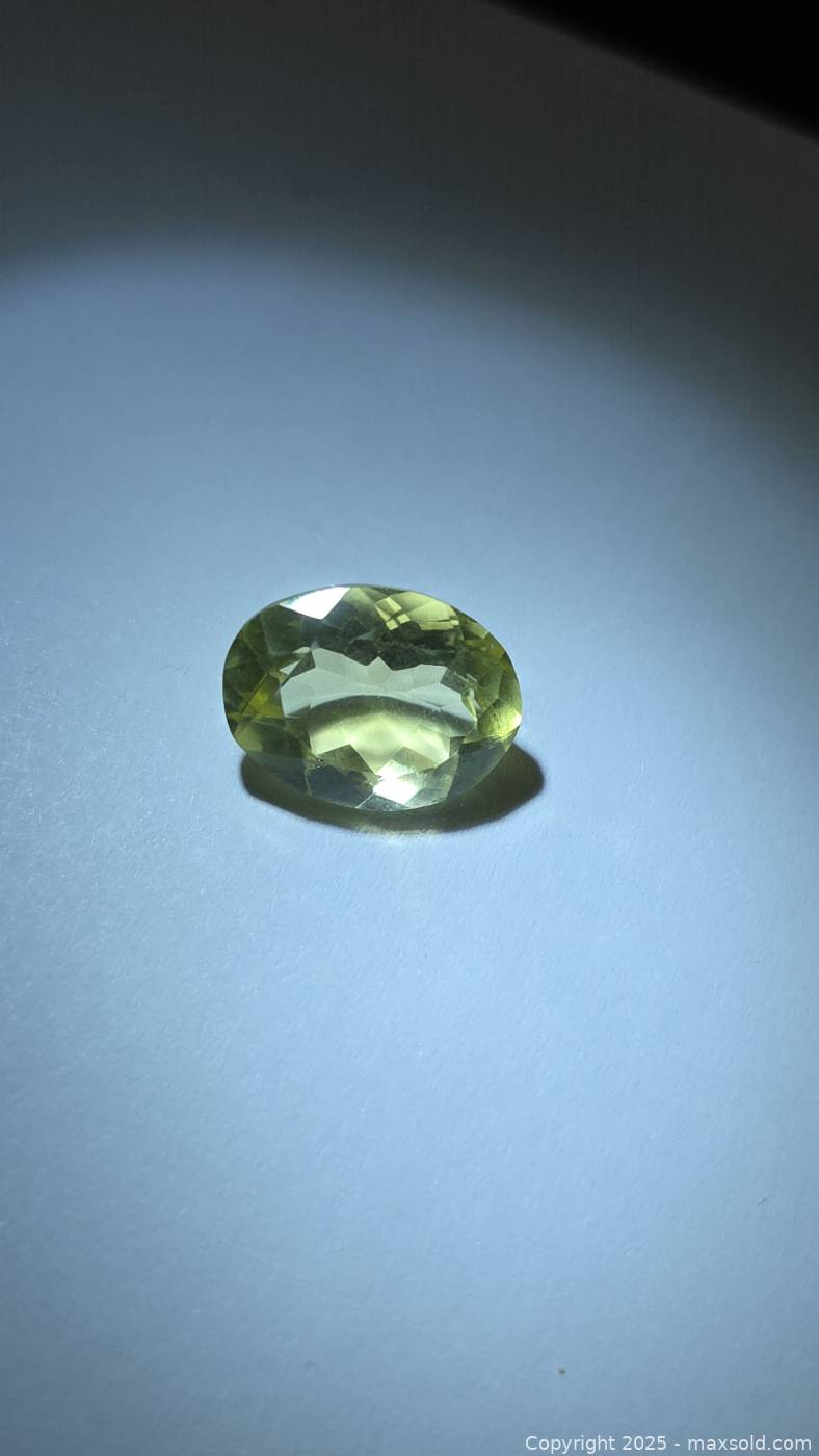 8.44ct natural lemon citrine oval | Maxsold