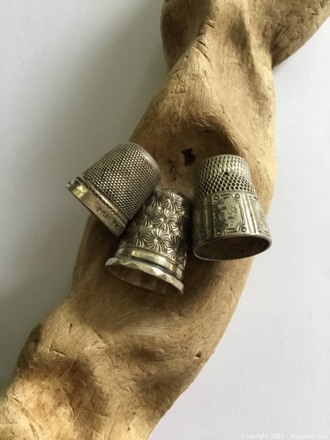 Antique Sterling Silver Thimbles, 3 | Maxsold