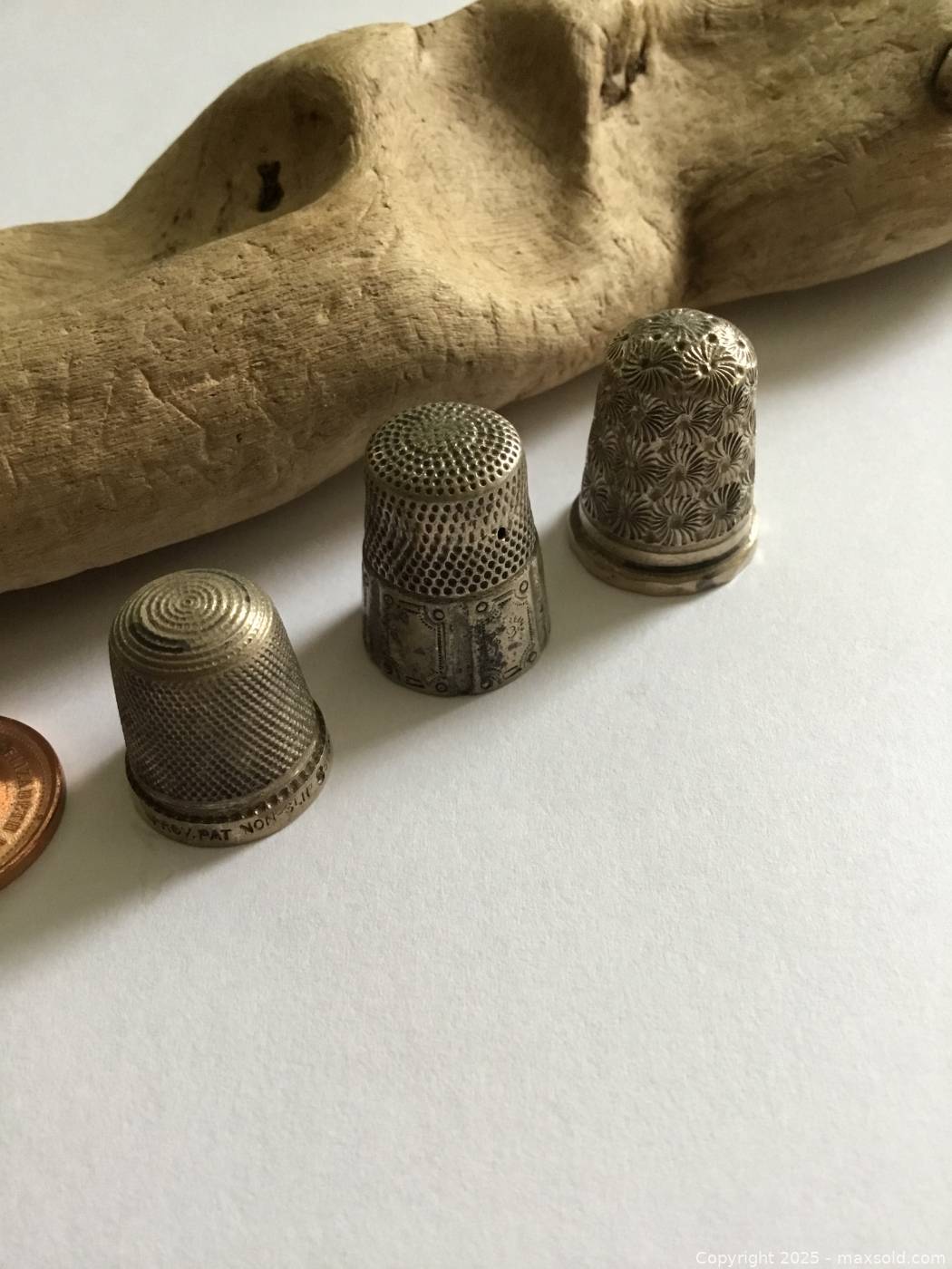 Antique Sterling Silver Thimbles, 3 | Maxsold