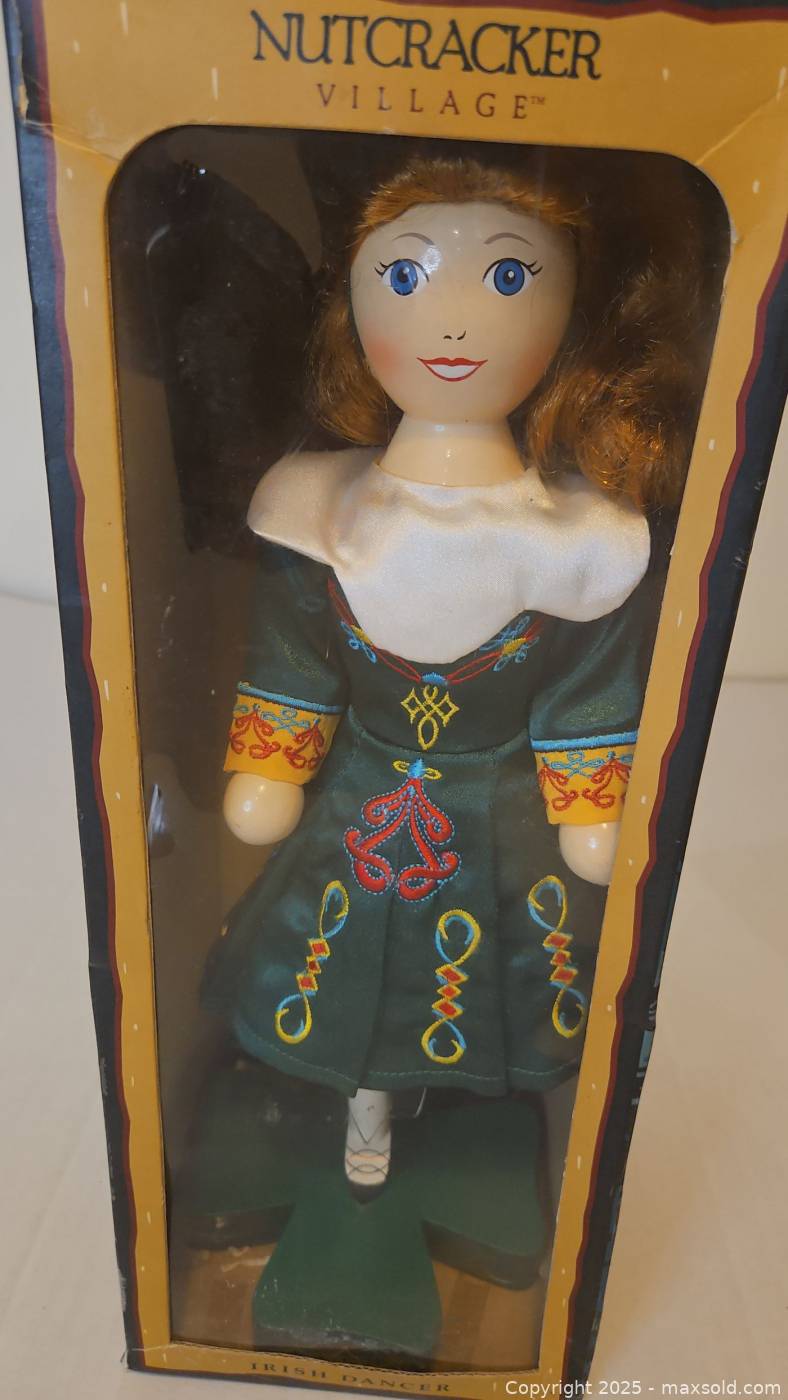 Nutcracker Village 14" Wooden Irish Dancer Nutcracker | Maxsold
