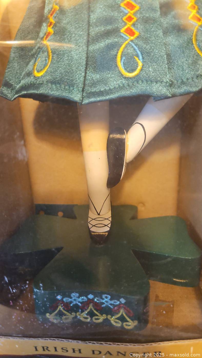 Nutcracker Village 14" Wooden Irish Dancer Nutcracker | Maxsold