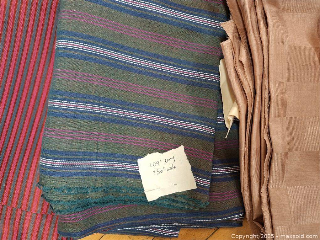 Six Unused Fabric Cuts | Maxsold