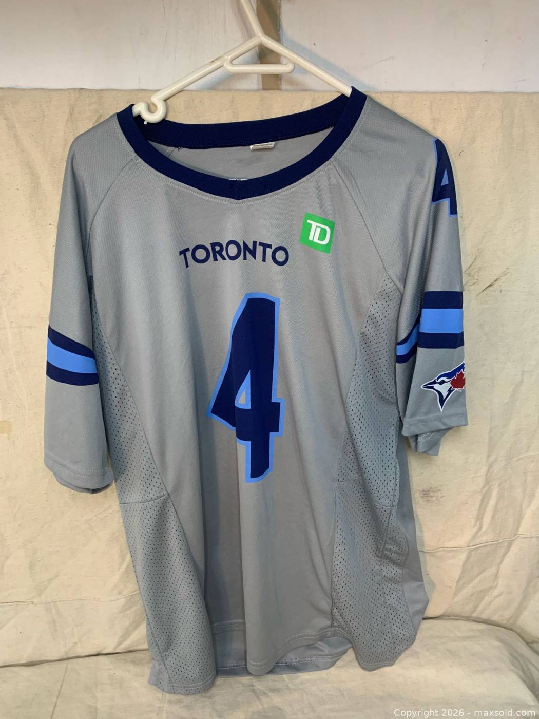 Toronto Blue Jays George Springer #4 Jersey XL | Maxsold