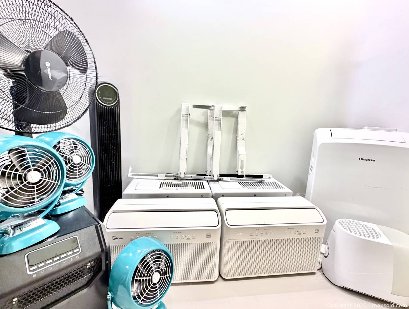 Midea MAW12V1QWT Window ACs, Hisense AP0722CW1W Portable AC, Vornado ...