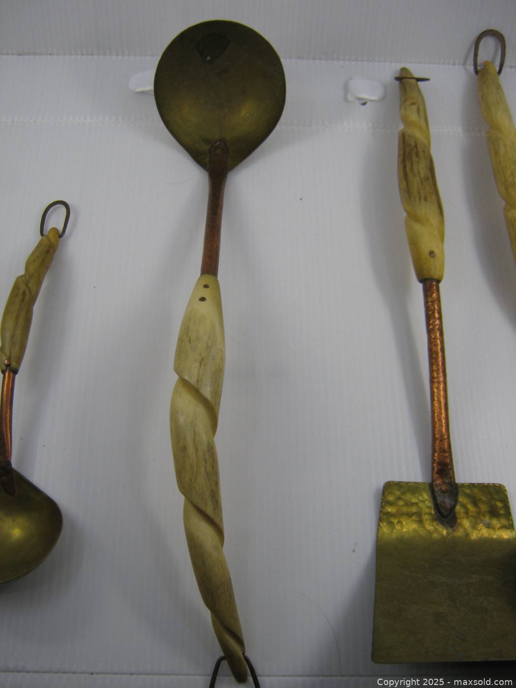 Arts & Crafts Copper & Brass Cooking Utensils, 5pcs | Maxsold