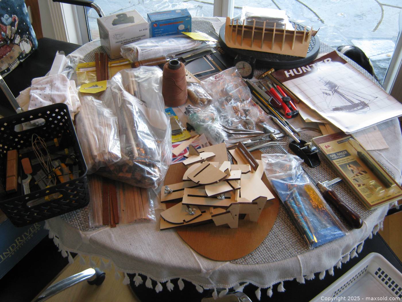 Model Ship Building Supplies With Partial Hull | Maxsold