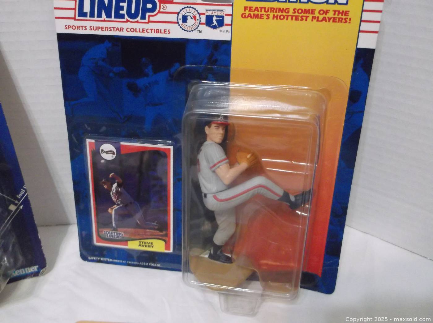 Starting Lineup MLB figures Steve Avery, Tony Gwynn, Mo Vaughn, Honus ...