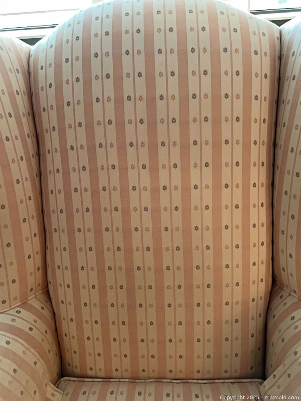 Upholstered Wingback Chair | Maxsold