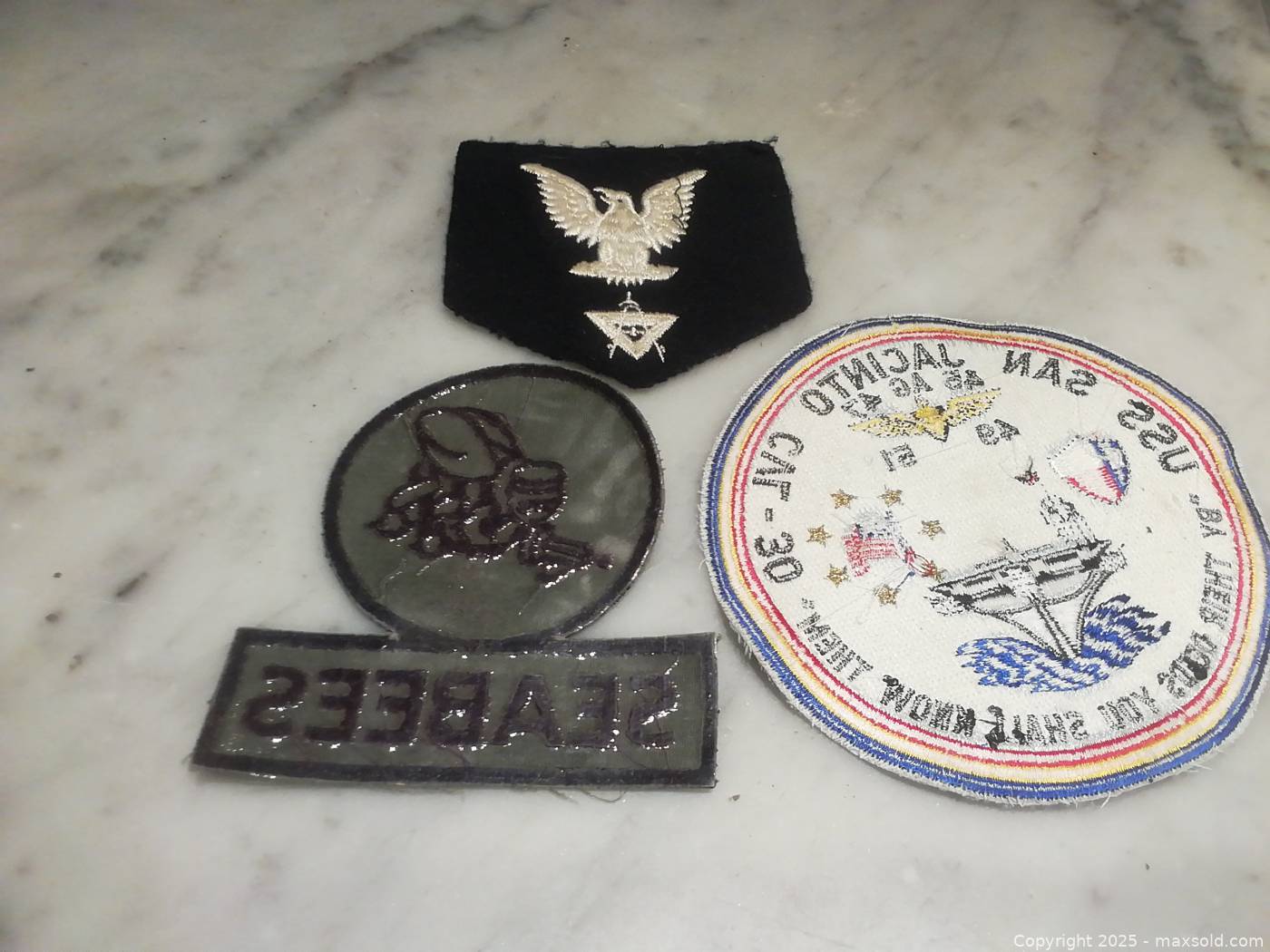 Assorted U.S. Navy embroidered patches (11) | Maxsold
