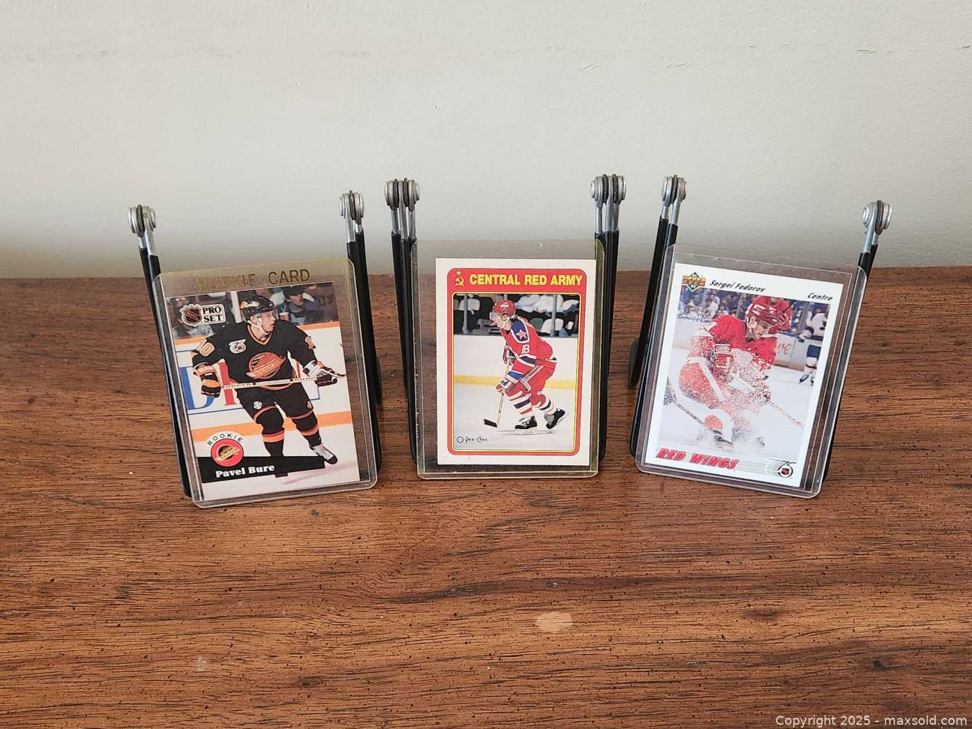 Sergei Fedorov & Pavel Bure rookie cards | Maxsold