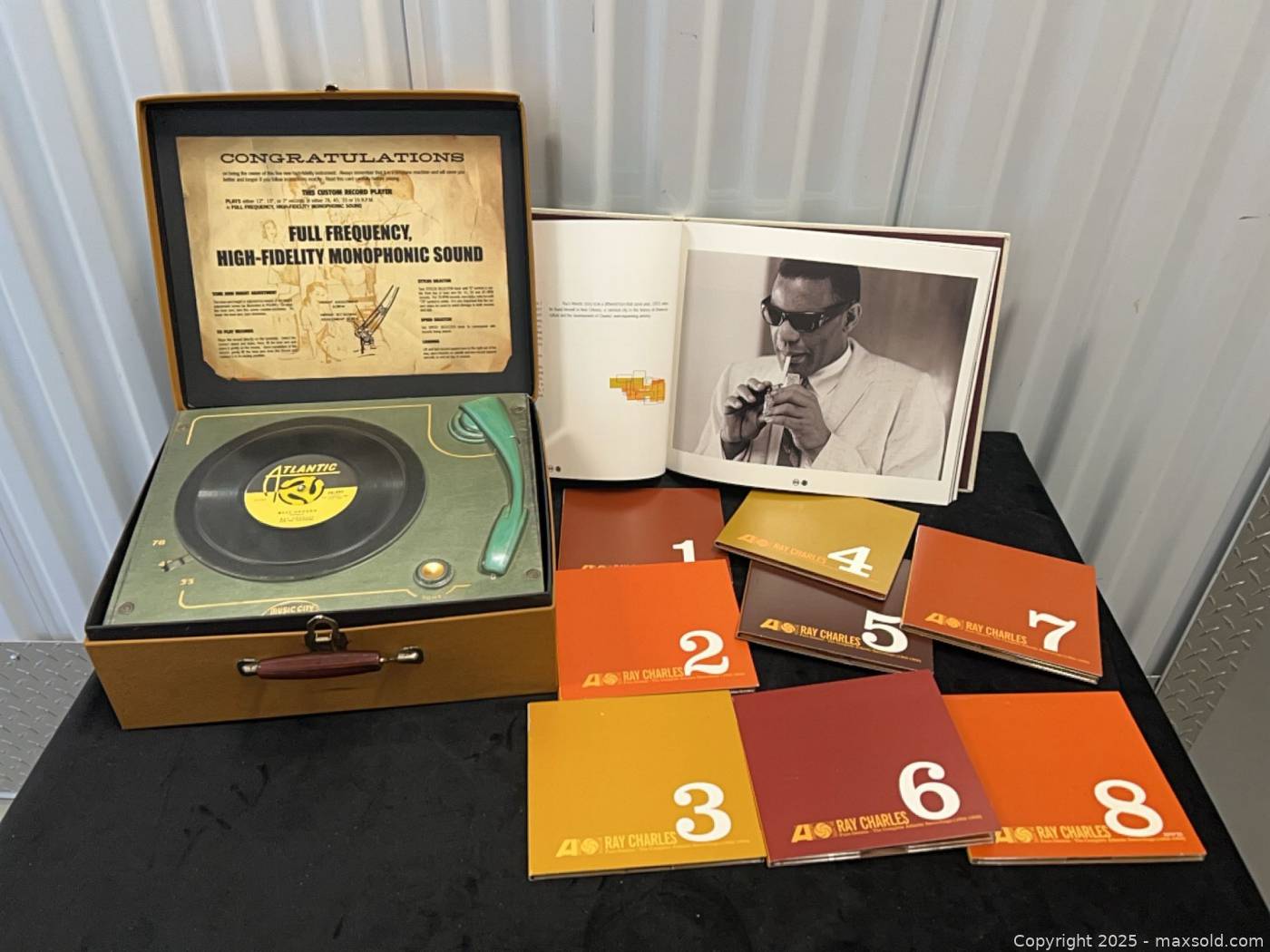 Ray Charles Pure Genius 8-CD Box Set With Book | Maxsold