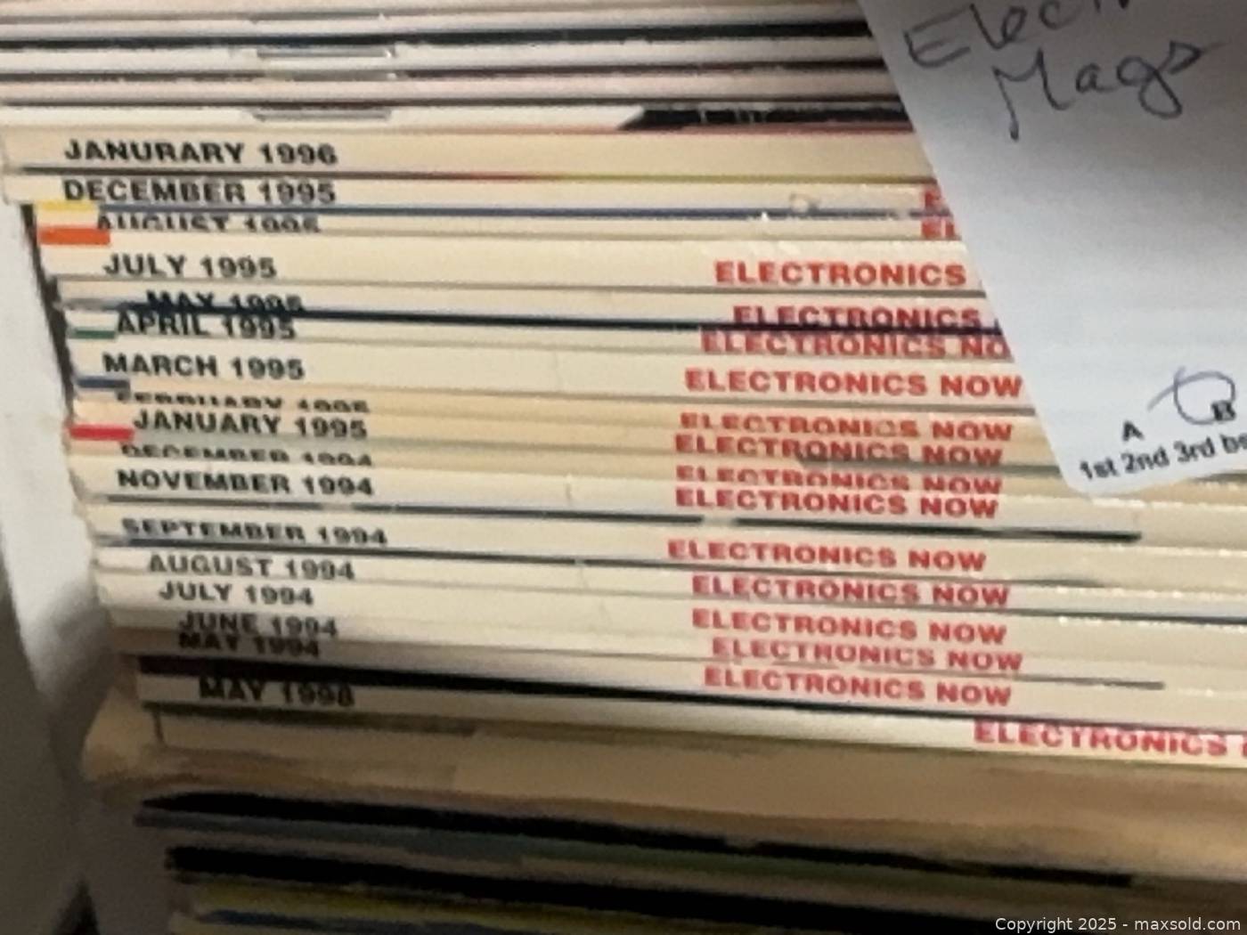 Electronics Now And Popular Mechanics Magazines 1994-1998 | Maxsold