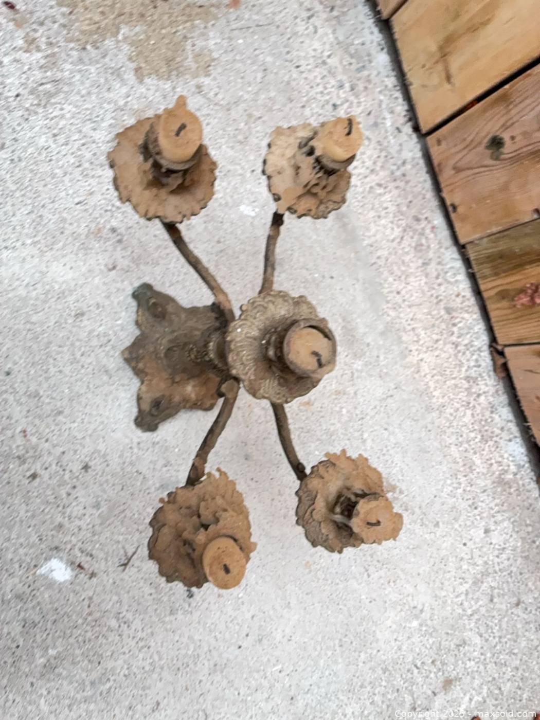 Brass 5-Arm Rococo Candelabra | Maxsold