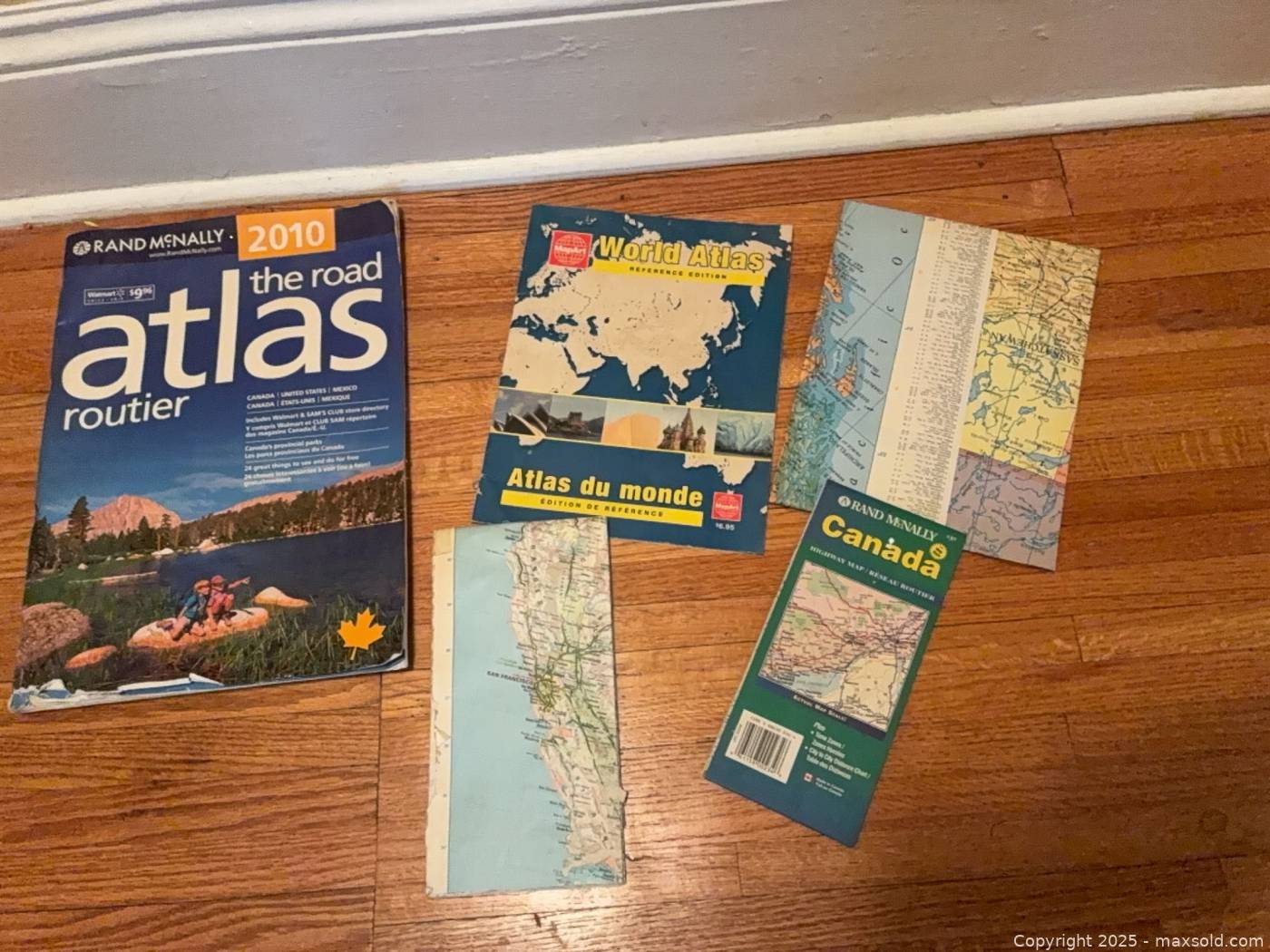 Atlases, Canada highway map, loose maps | Maxsold