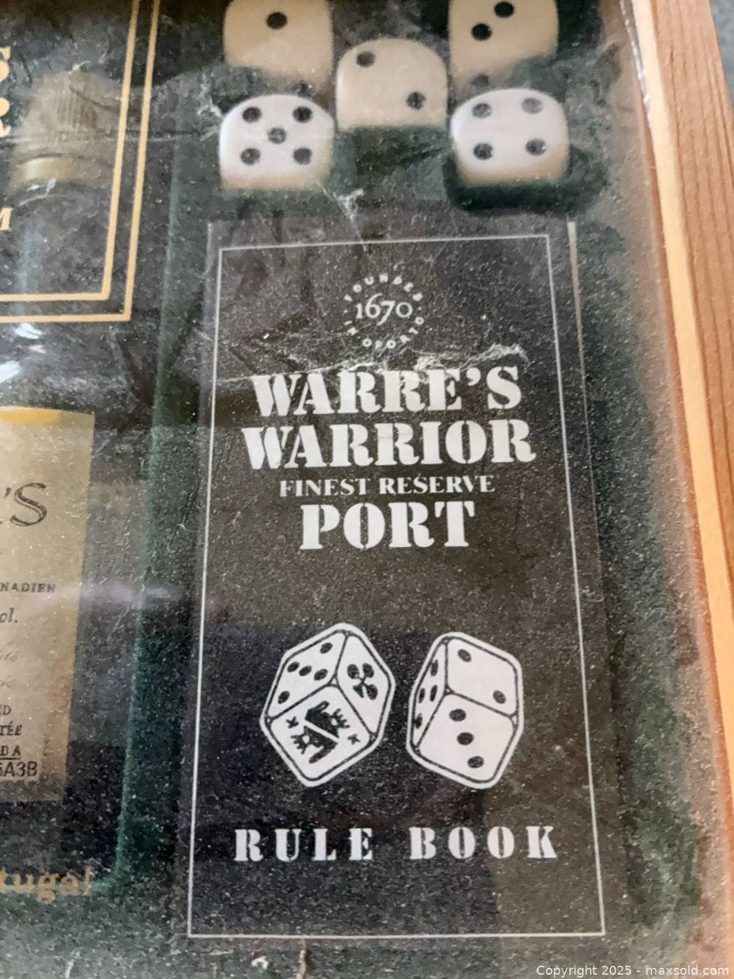 Warre's Warrior Dice Compendium boxed set | Maxsold