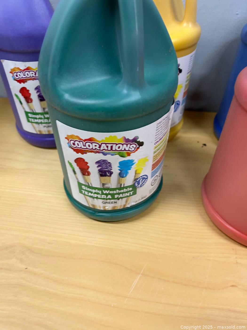 Five 1.89 L Colorations tempera paints | Maxsold