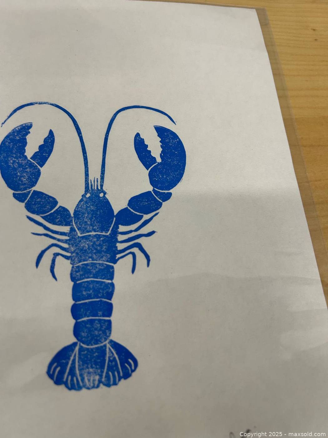 Signed linocut prints, set of three | Maxsold