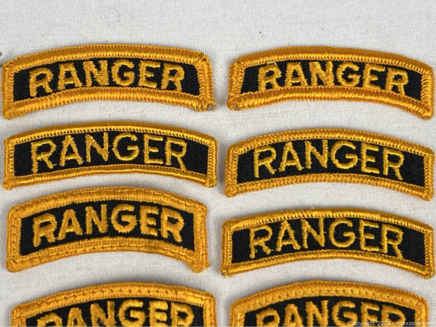 Vintage U.S. Army Ranger tab patches (10) | Maxsold
