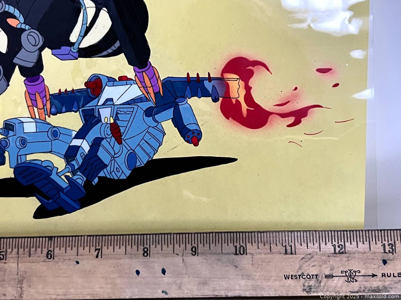 Exosquad production animation cel | Maxsold