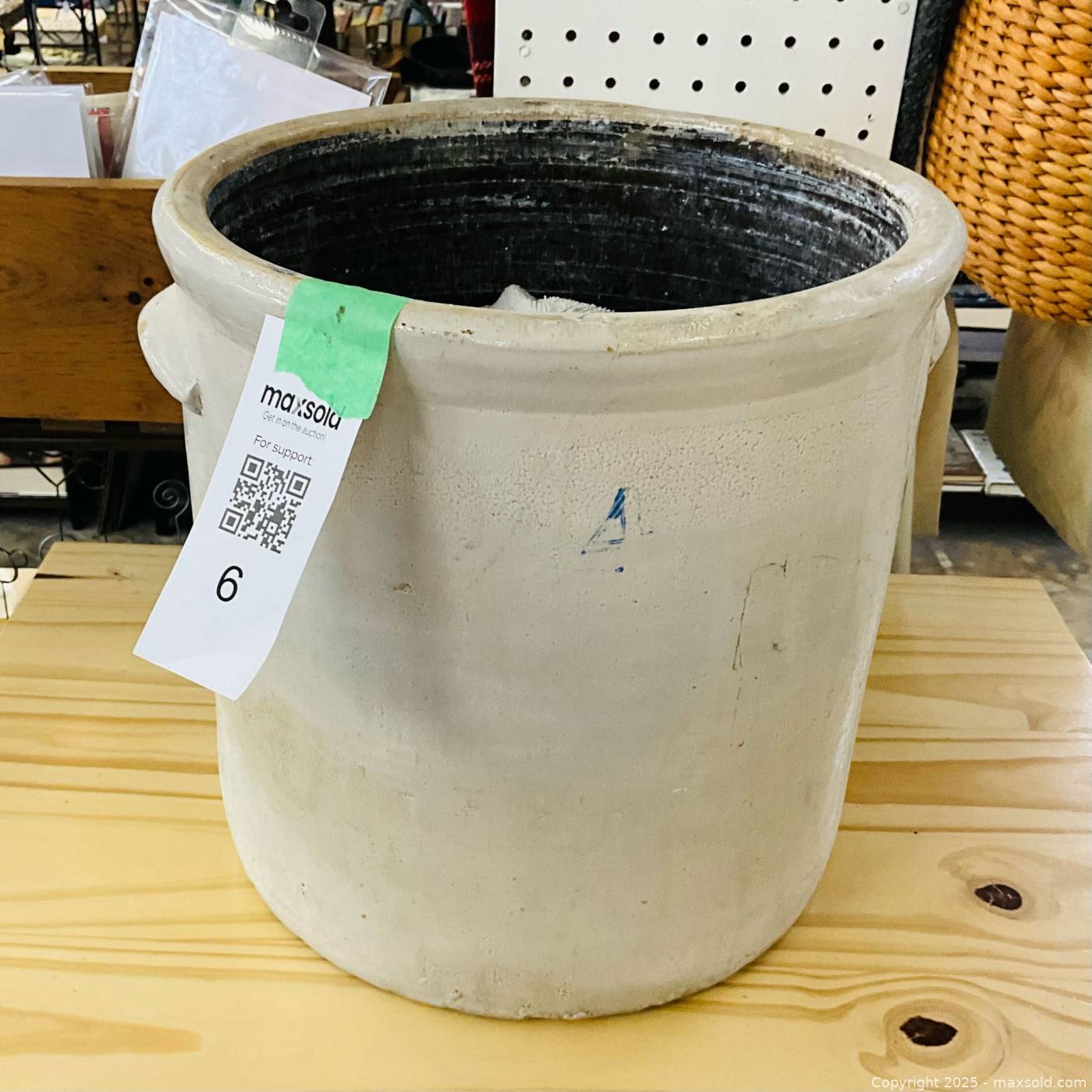 Stoneware Number 4 Crock | Maxsold