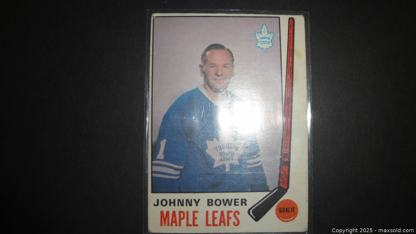 1969-70 Johnny Bower Hockey Card #187 | Maxsold