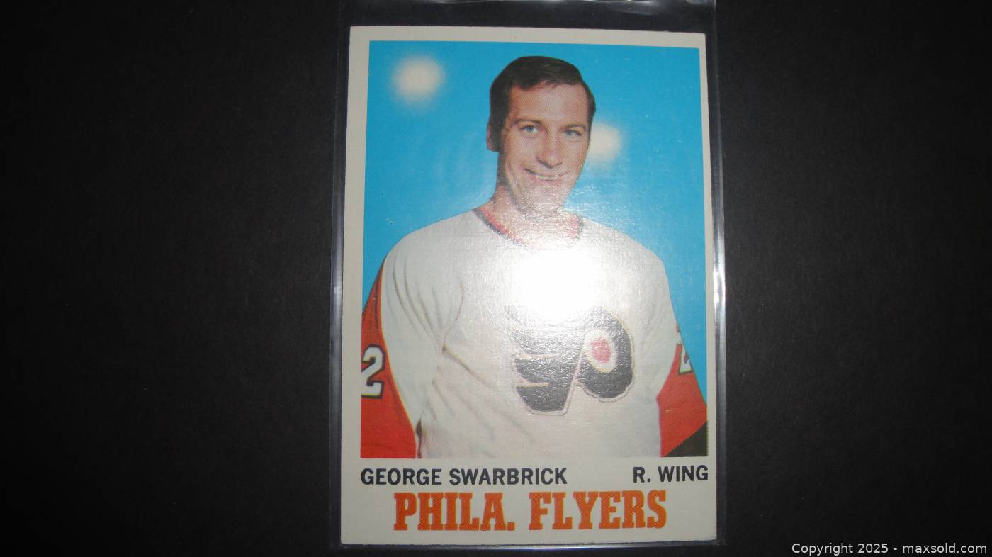 1970-71 George Swarbrick Philadelphia Flyers hockey card | Maxsold