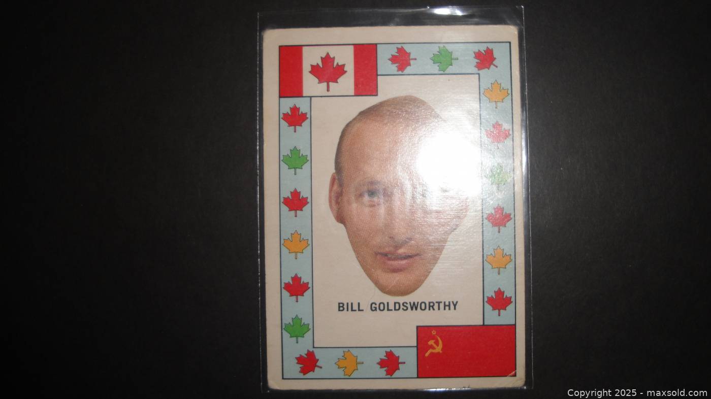 1972-73 Bill Goldsworthy Team Canada hockey card | Maxsold
