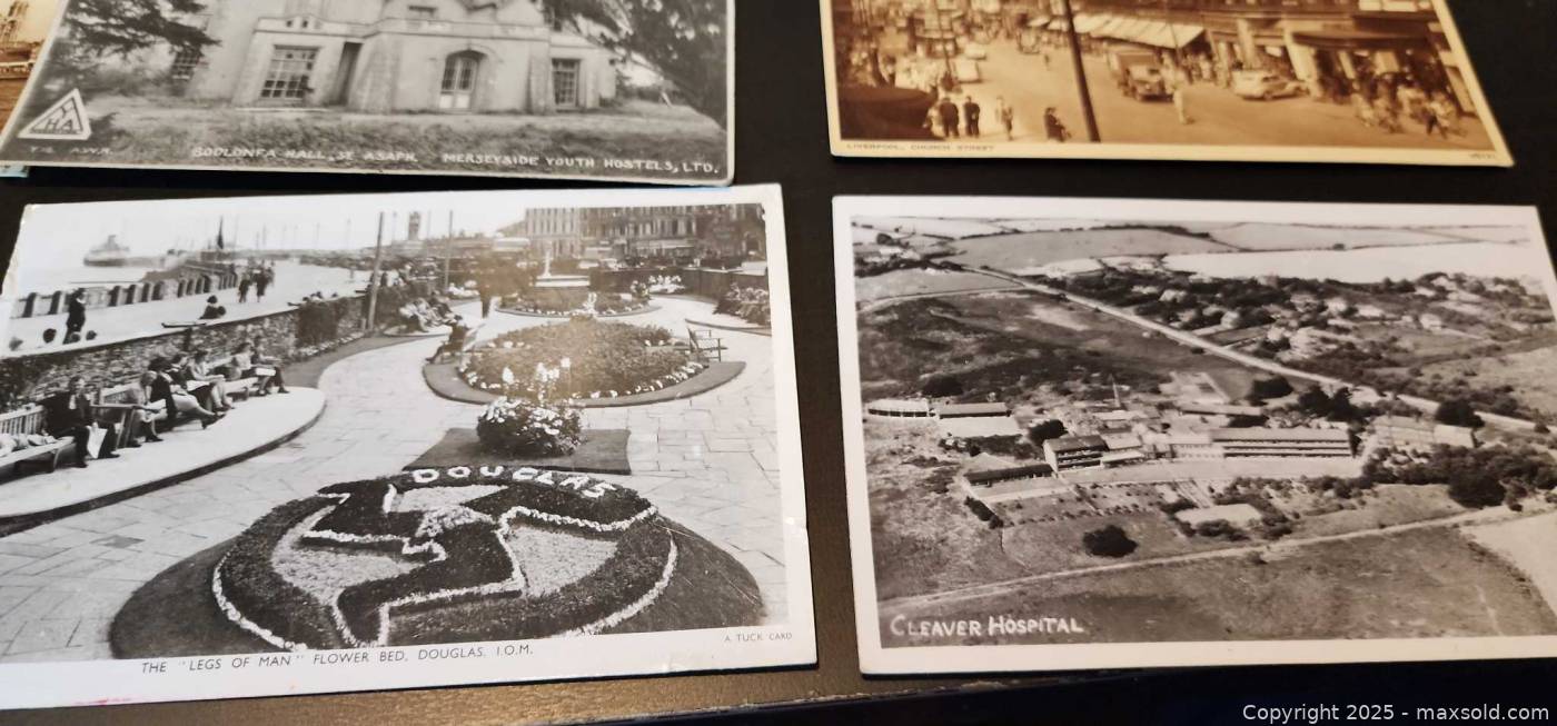 13 UK real photo postcards | Maxsold
