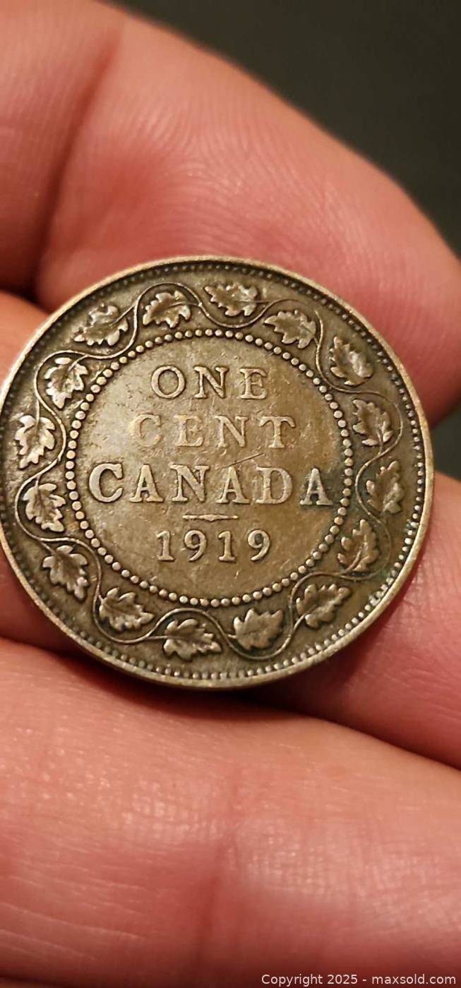 1903 and 1919 Canada 1 Cent coins | Maxsold